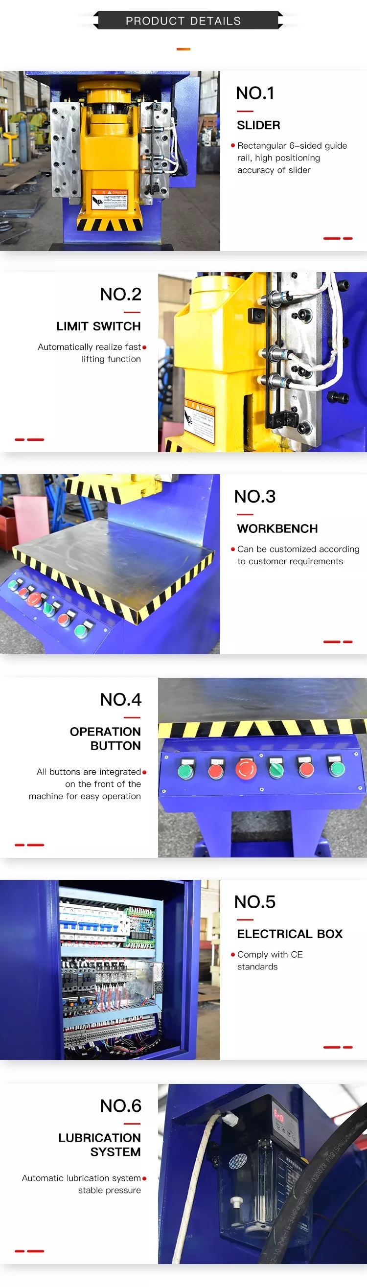 J23 -16T Mechanical Power Press J23 Punching Power Press machine for ...