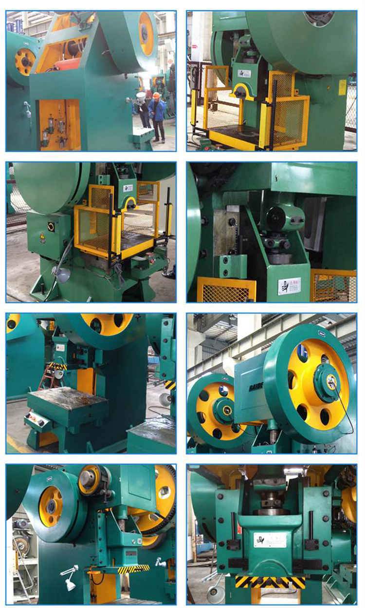 High Quality J21 Open Back Stationary Mechanical Power Press Punching ...