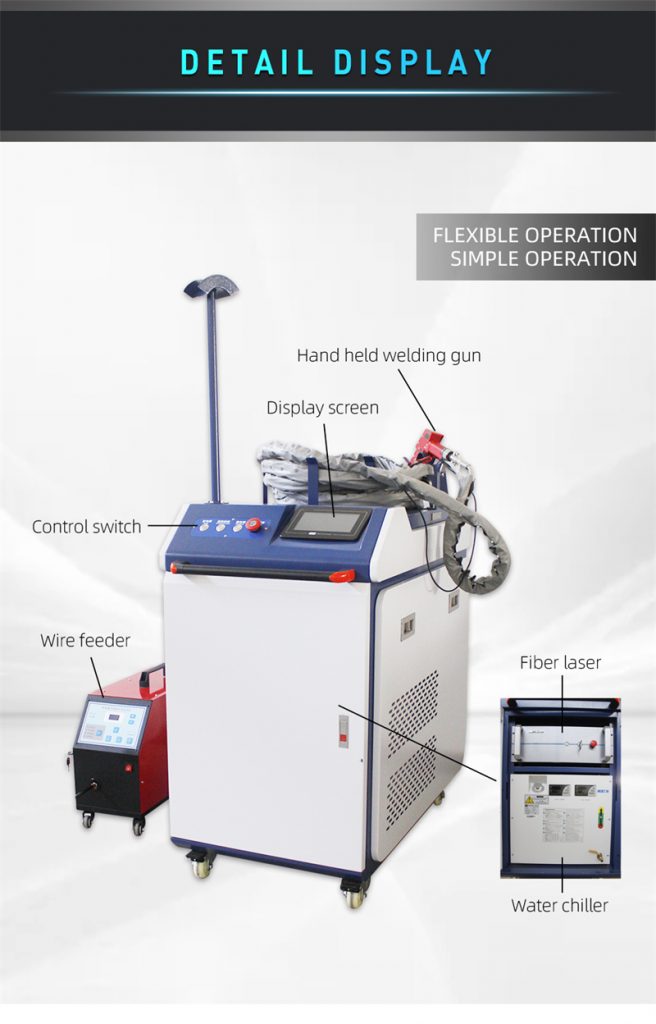 Handheld spot laser welder stainless steel laser welding machine ...